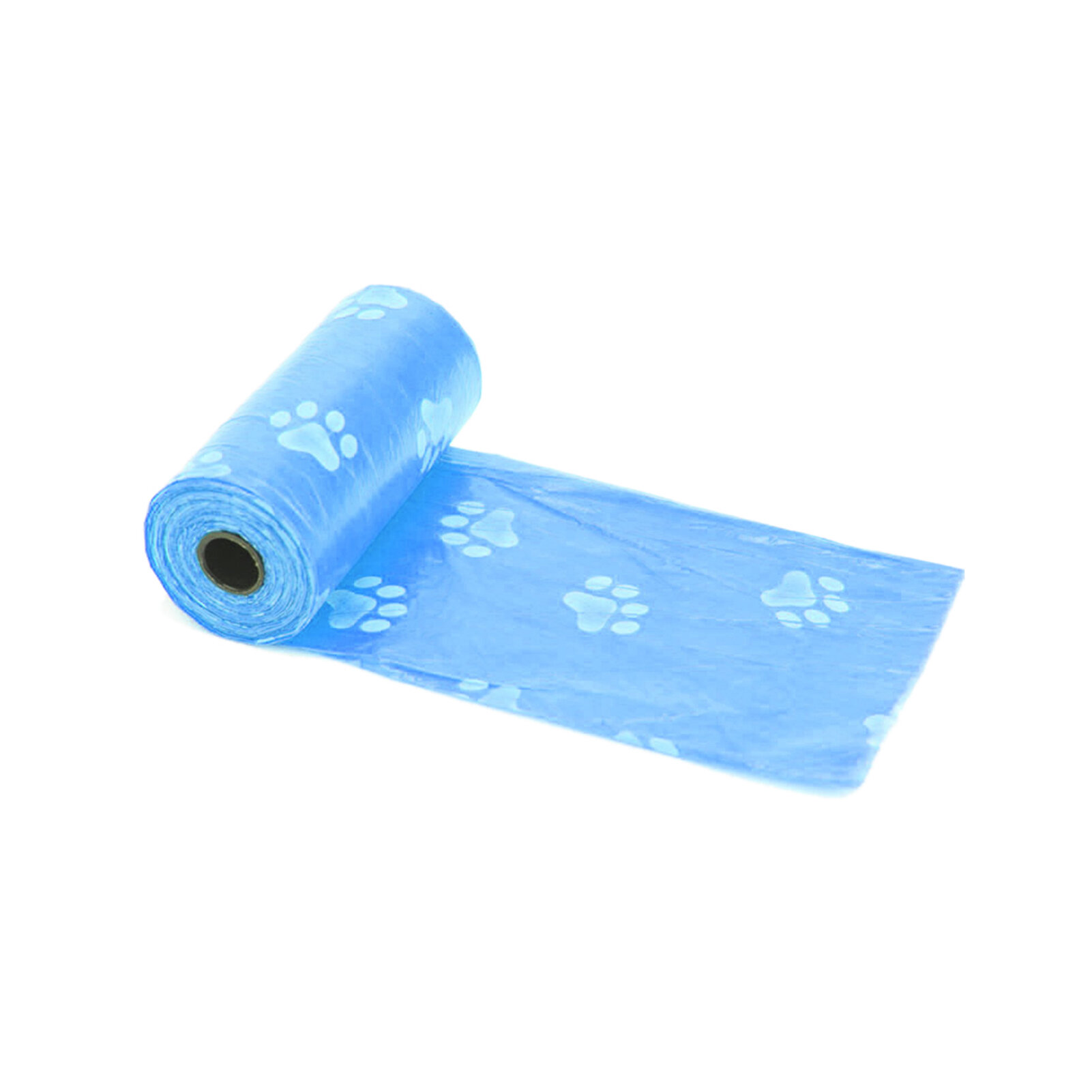 Poop Bags Roll Waste Garbage Dispenser Plastic Waterproof Leak Proof Easy CleaningBlue