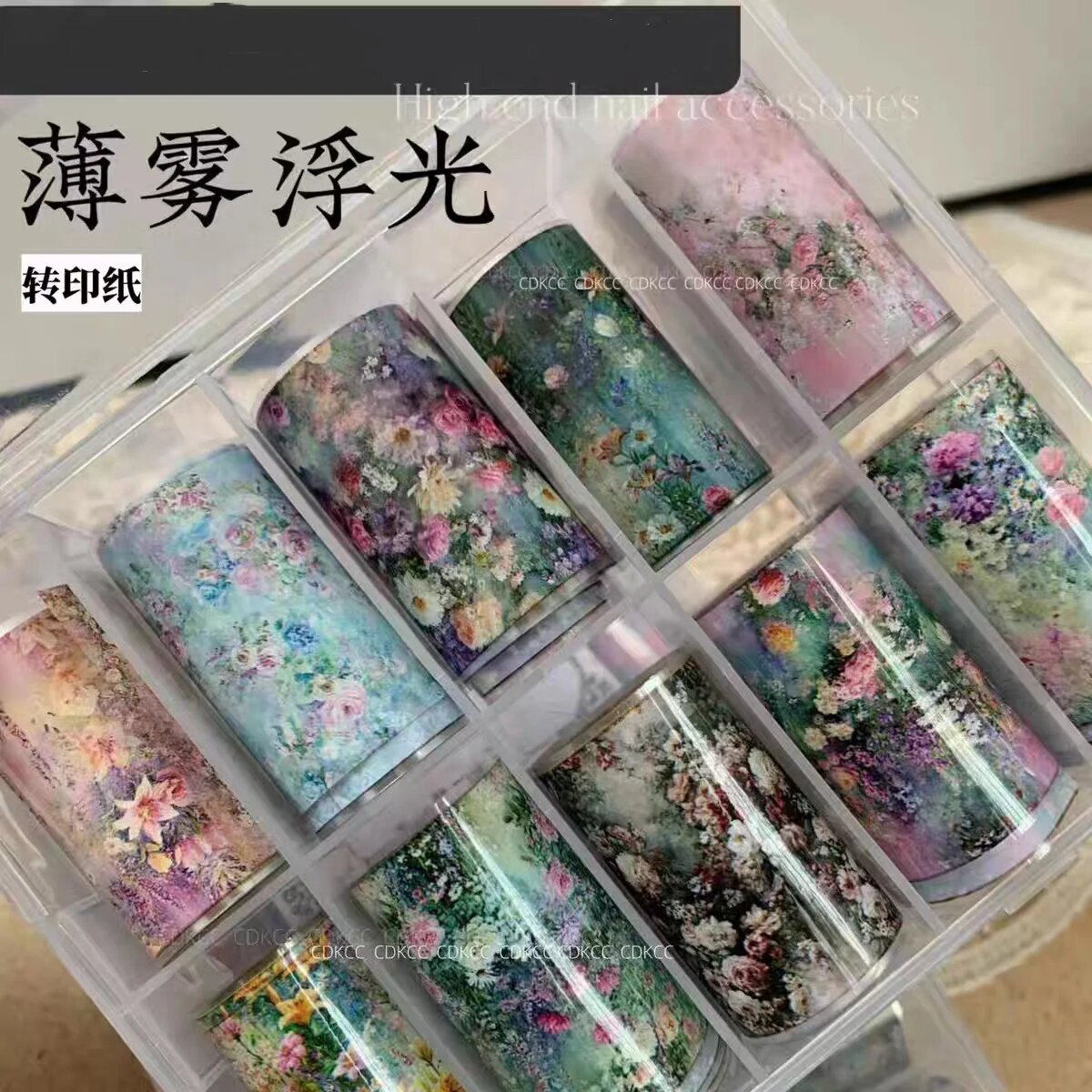 Набор для маникюра Misscheering 10 рулонов фольги для ногтей 21-50CM-2Y