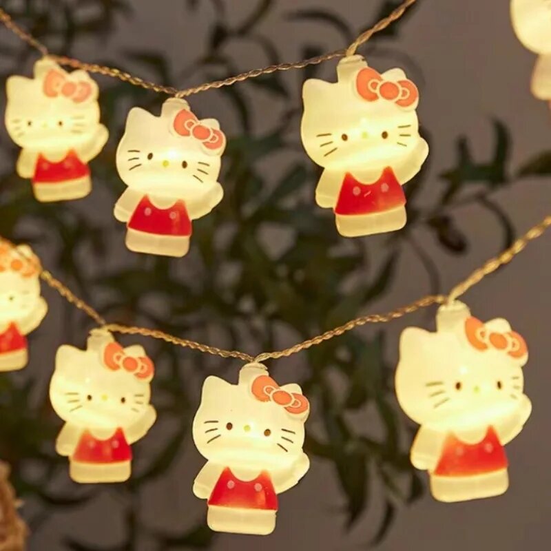 Ночник Sanrio Hello Kitty, теплый белый свет 1.5m 10LED, A