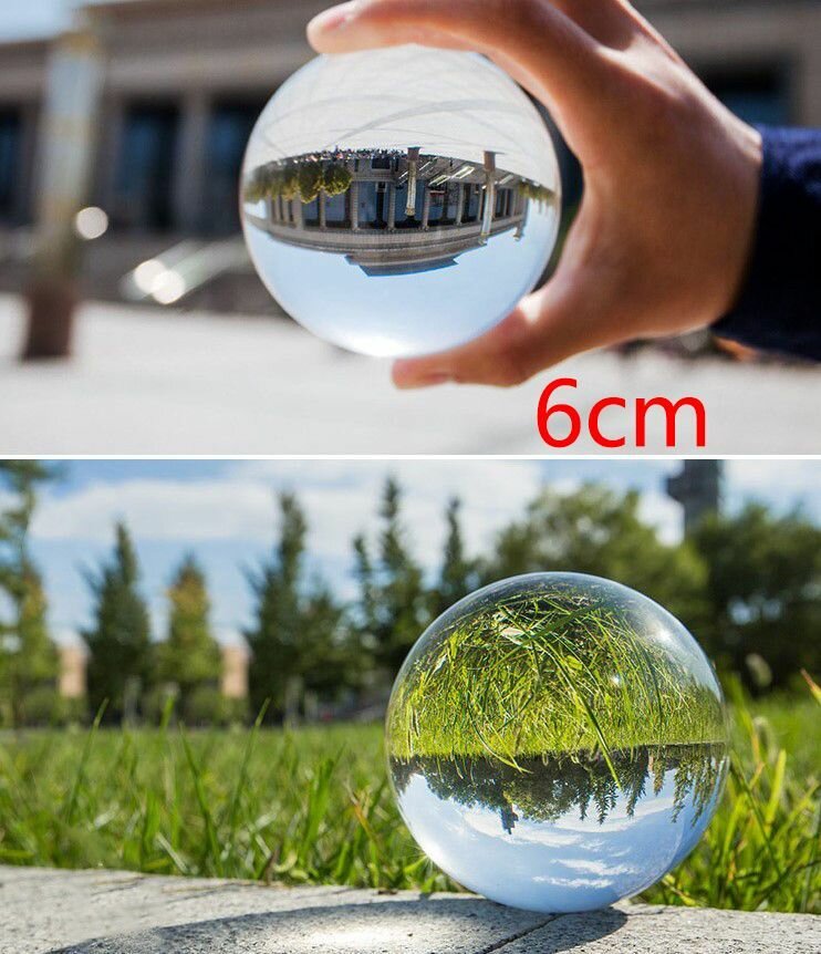 6CM Хрустальный шар для гаданий/Стеклянный шар-перевертыш