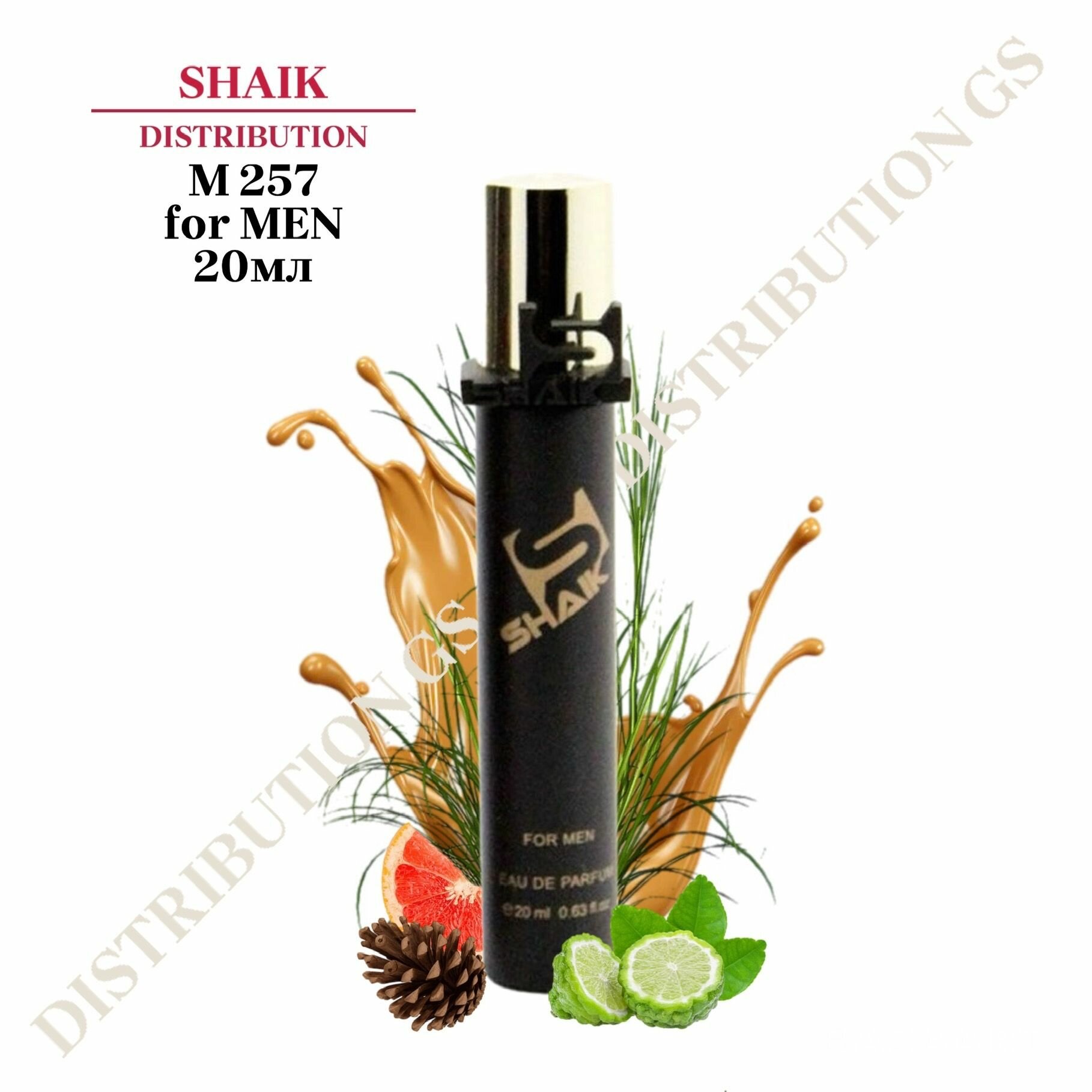 SHAIK PARIS M 257 Aromatic Spicy Парфюмерная вода 20мл Мужская