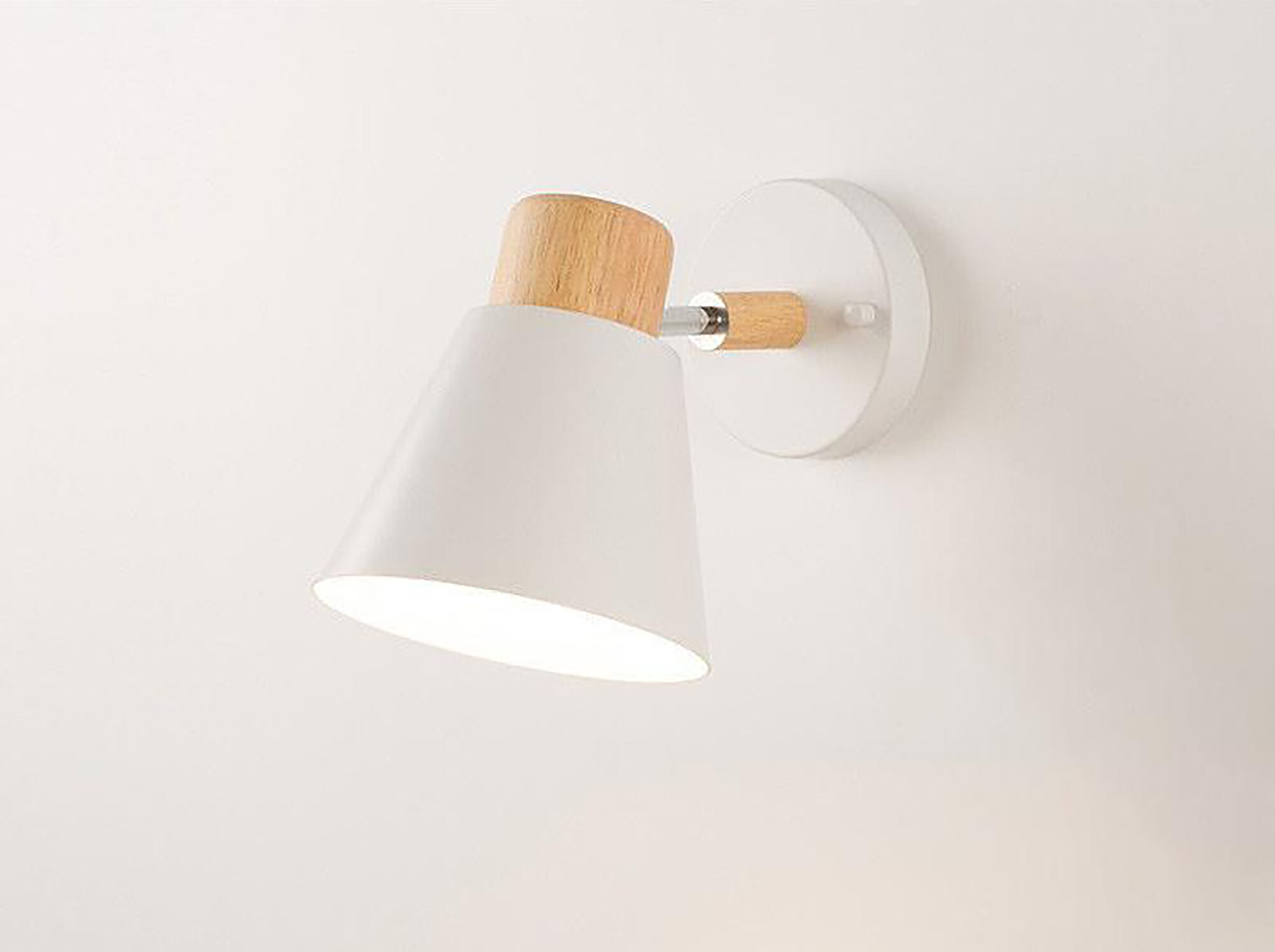 Светильник DIY Macaron Wood Art, минимализм, скандинавский стиль, с выключателем, 220В