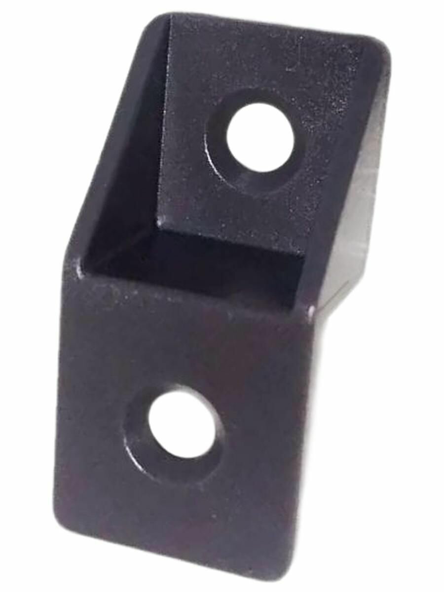 Уголок соединительный для задней стенки и дна широкого ящика Slimline, антрацит 8 шт