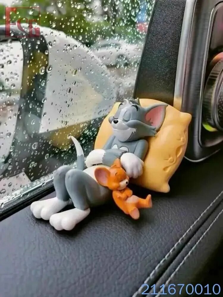 Украшения для автомобиля, аксессуары для автомобиля, Кот Tom+мышь Jerry