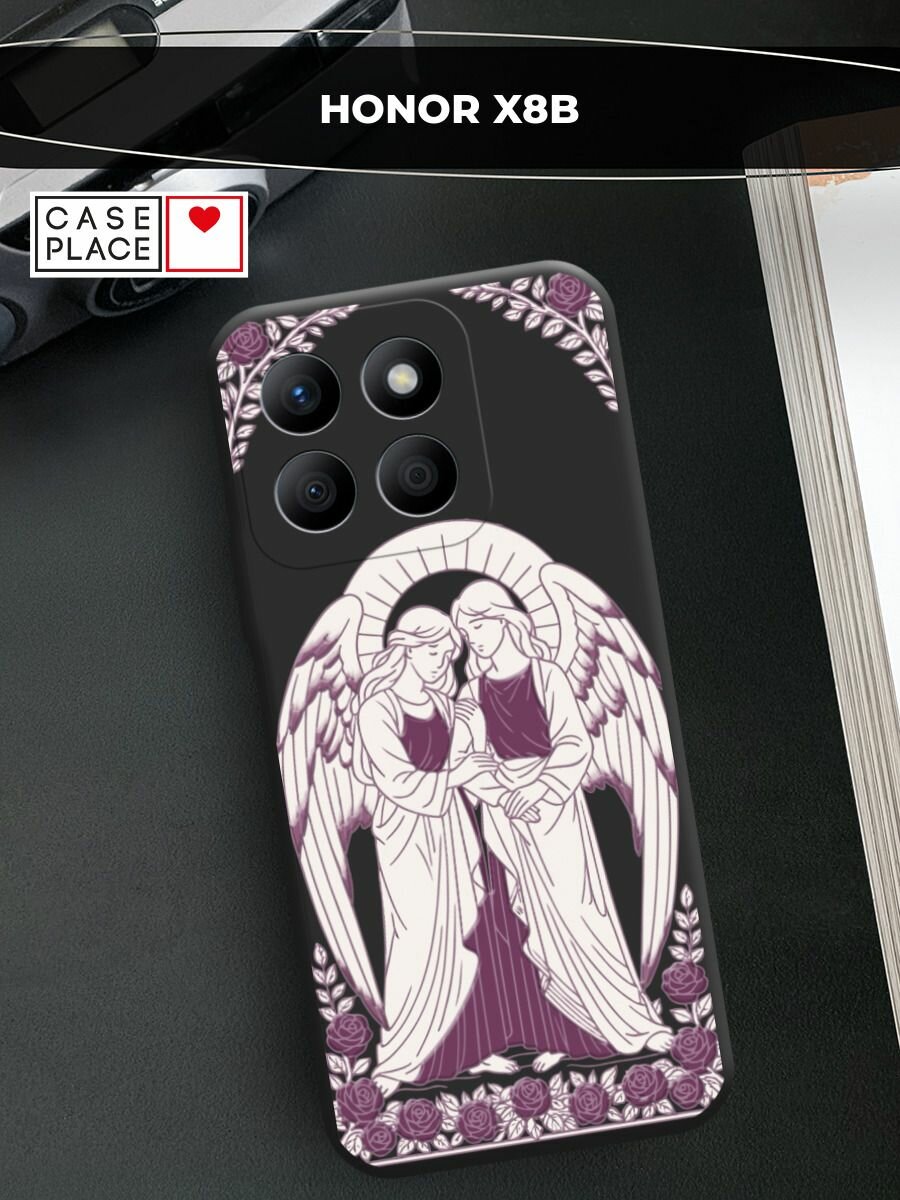 Чехол на Honor X8B / Хонор Х8B с принтом Два ангела 2