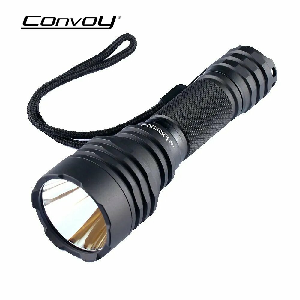 Фонарь Convoy C8+ SST40 2000-Люмен, 4 режима, 5000KНалобные фонари