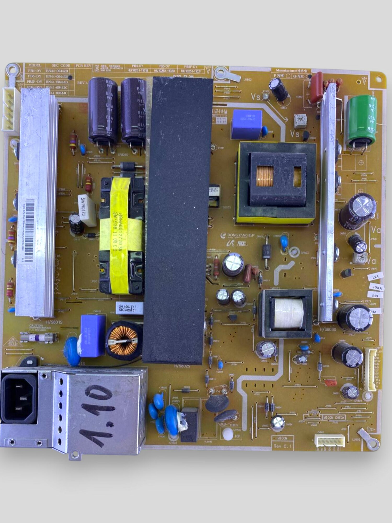 Блок питания BN44-00443B REV1.1 HU10251-11020 для телевизора SAMSUNG PS51D452A5W PS51D450A2W
