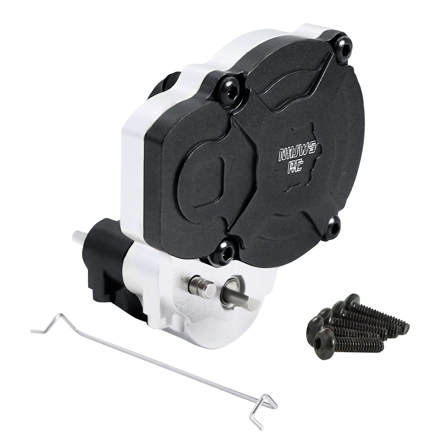 Металлическая коробка передач NIUWSRC Белый/Black для FMS FCX24