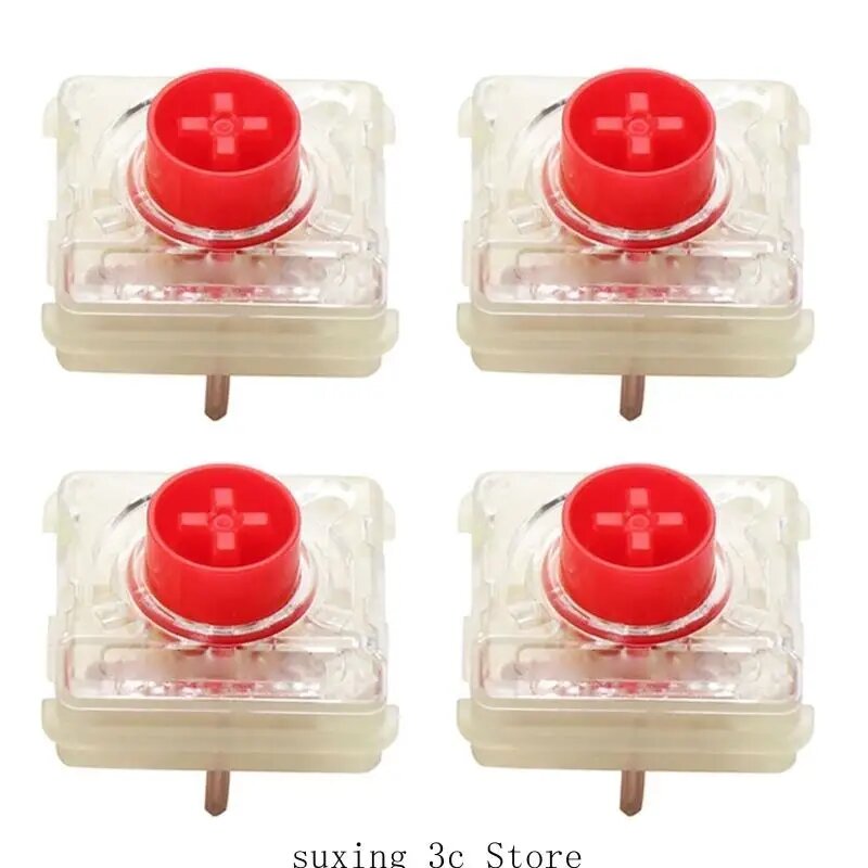 Cherry MX Низкопрофильный RGB Красный/Серебряный переключатель (4 шт.) Red switch