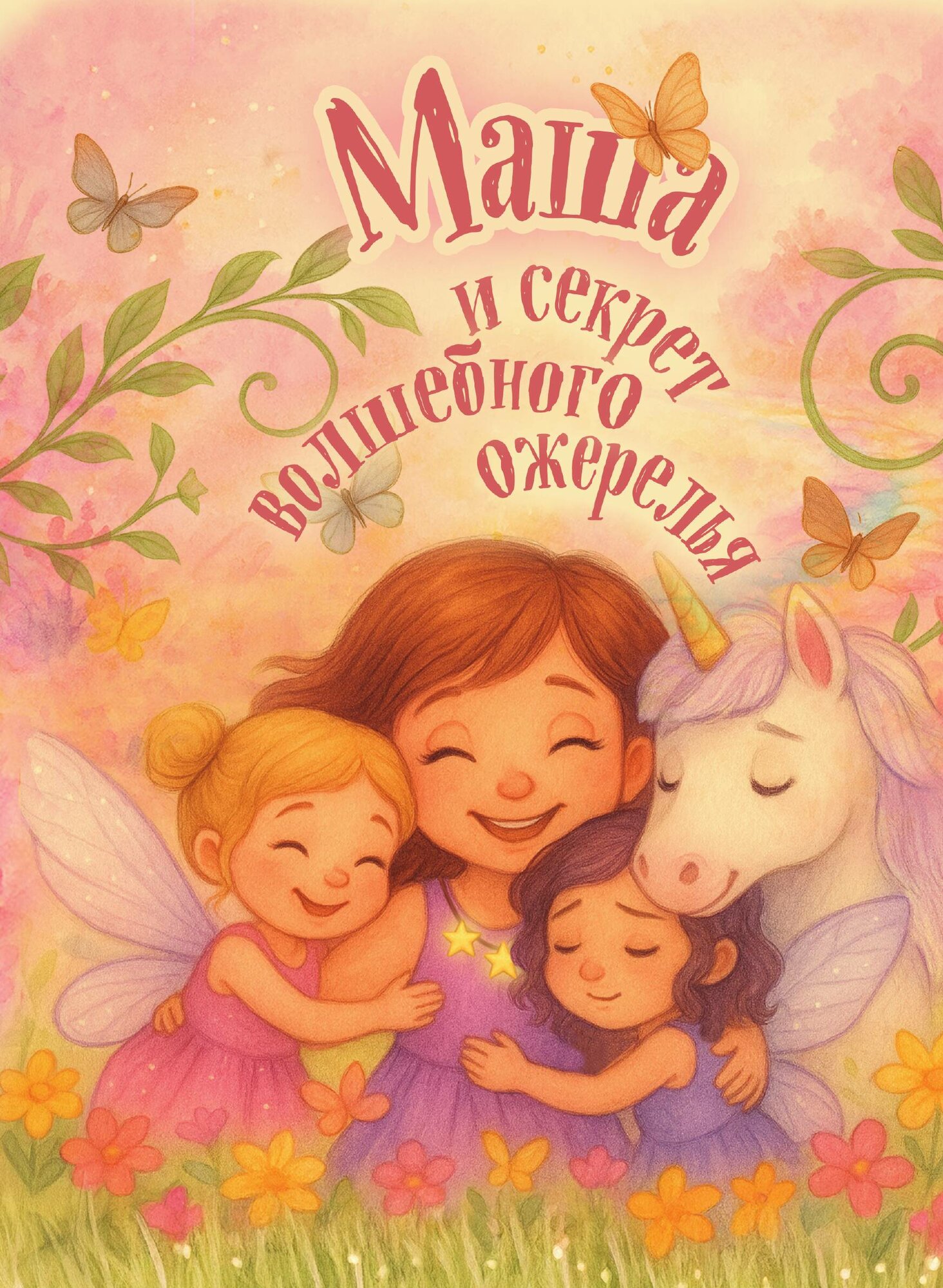 Маша и секрет волшебного ожерелья. Именная книга для девочек с заданиями