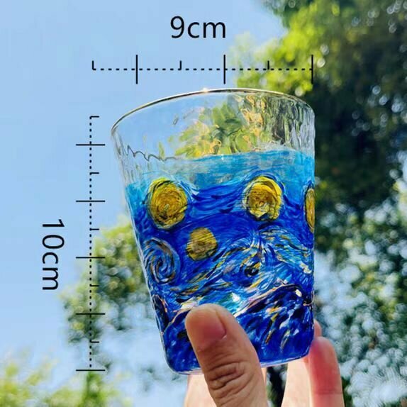 Цветной стеклянный стакан, нерегулярный цветной блок, стакан для воды, стакан для холодных напитков, стакан для сока, летний домашний радужный стакан для питья