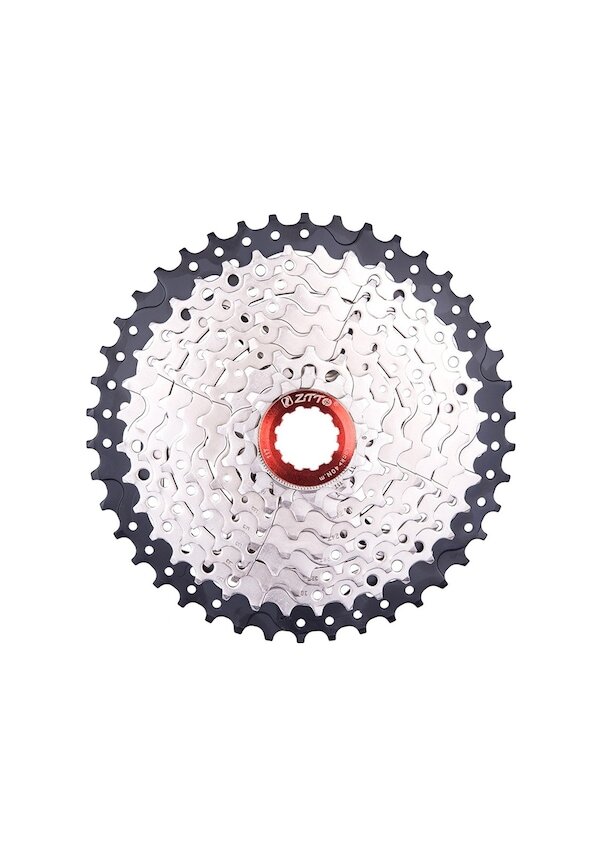 Кассета для велосипеда ZTTO горный дорожный 11 скоростей 42T, черно-серебристая, 1 штука