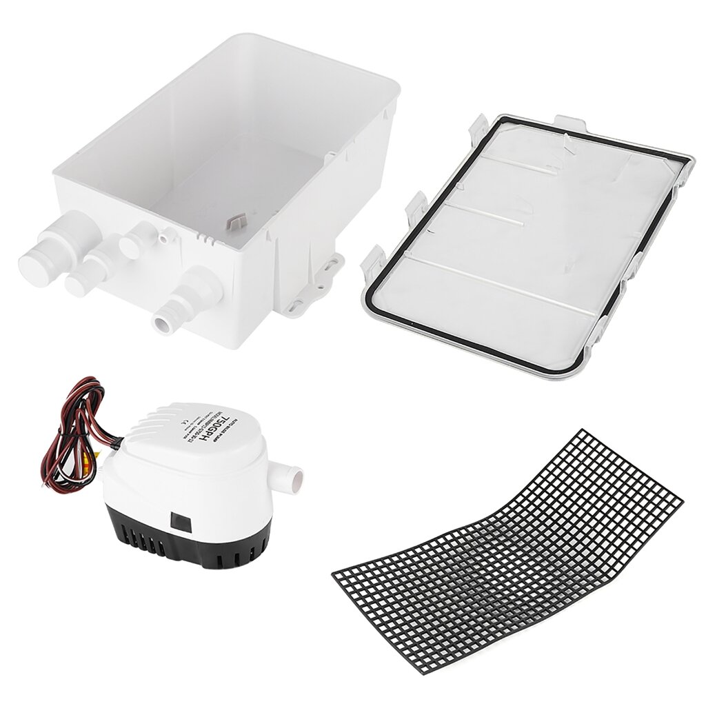 Автоматический погружной насос постоянного тока для ванной комнаты RV 750GPH-12V