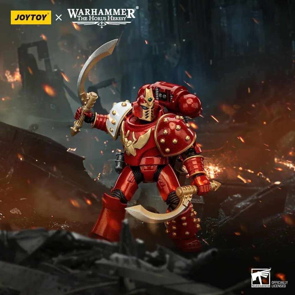 Подвижная фигурка JOYTOY Warhammer 30K 1/18 Action Figures Thousand Sons Khenetai Occult Cabal Khenetai Blademaster
