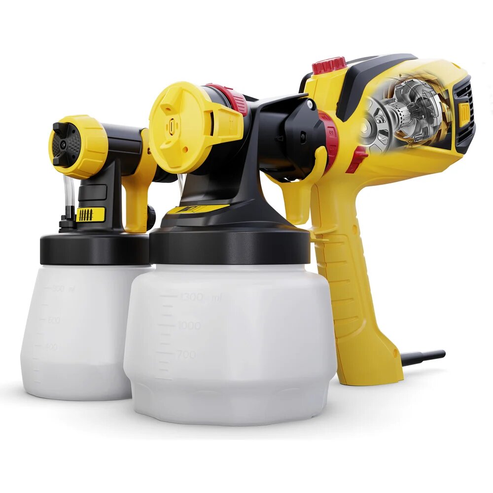 Краскораспылитель Wagner W 590 Flexio 2361538 для защиты древесины, встроенный компрессор, HVLP технология — фото 1