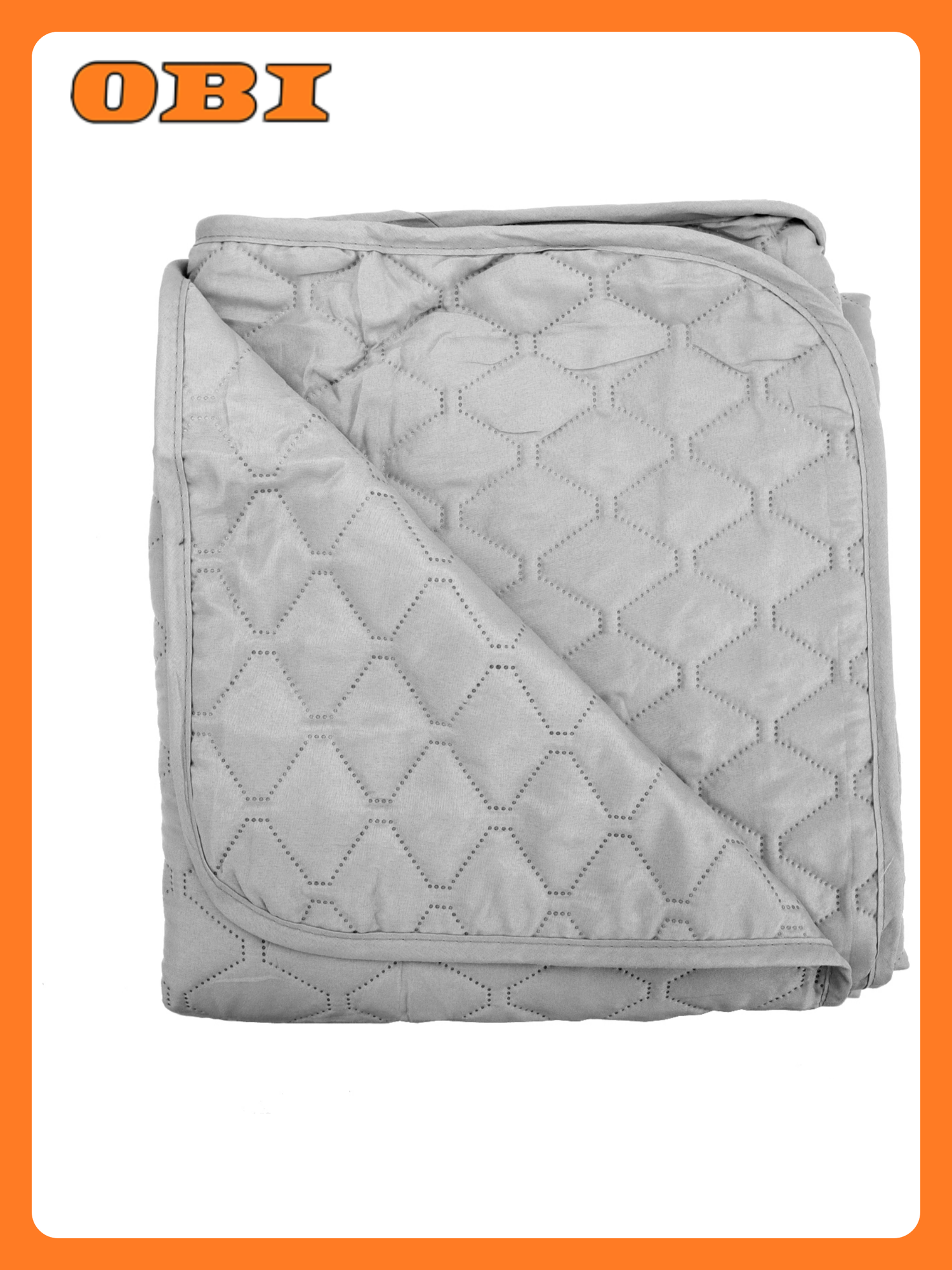 Покрывало ND Play "ND HOME", 100% полиэстер, 200x220 см, двухстороннее, серое