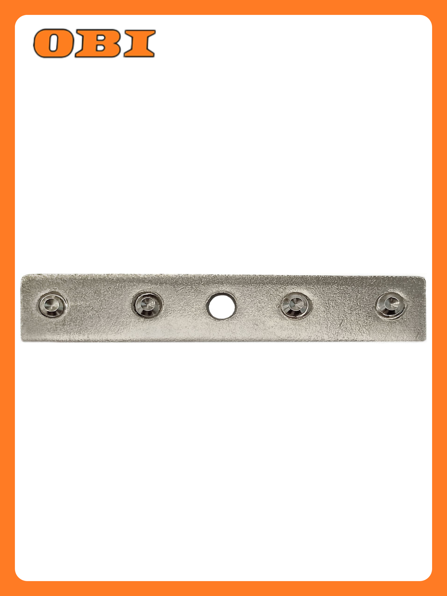 Соединитель шины Orbis "Квадро Квадро Металл", серебристый, металлический