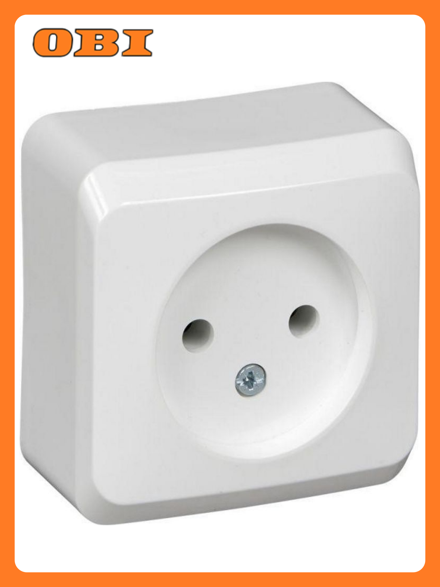 Розетка 1-м ОП Этюд 16А IP20 250В без заземл. без защ. шторок бел. SE PA16-001B