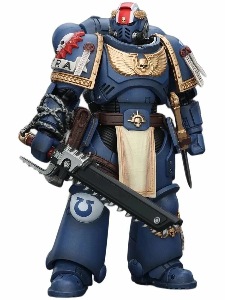 Подвижная фигурка Warhammer 40K Ultramarines Titus with Laurels of Victory, Игры для персонажей Коллекция подарков на день рождения