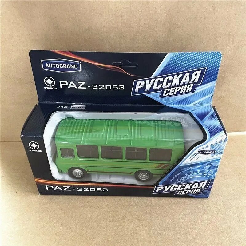 1:43 Autogrand PAZ-32053 Легковая модель автомобиля Pycckaя Cepия