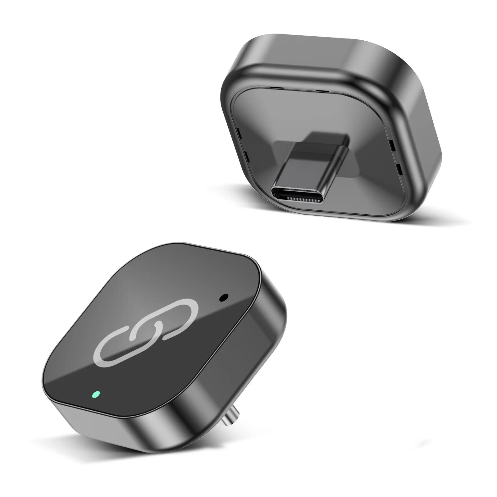 Беспроводной адаптер CarPlay (Type-C) USB C / Android Auto USB C, преобразует проводной CarPlay в беспроводной, подключается и работает, адаптер CarPlay 2-в-1 (совершенно новый).