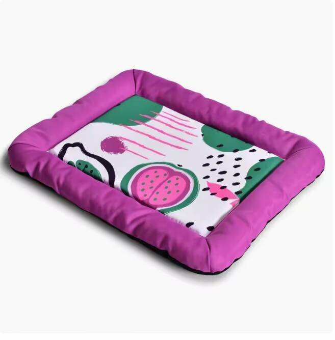 Прохладный подушка для домашних животных летом Фиолетовый коврик для домашних животных_М (подходит для людей весом до