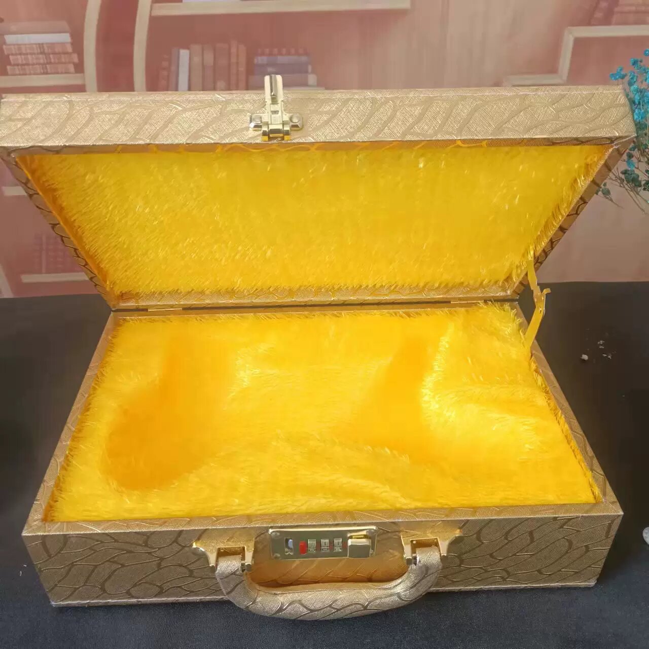 2.5 кг Прозрачная Стеклянная Бутылка Тигра с Золотым Замком и Подарочной Коробкой для Напитков