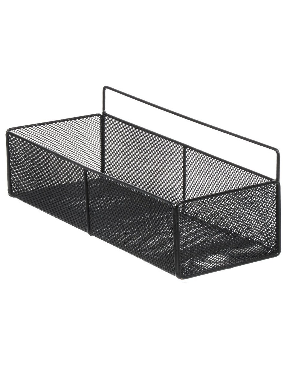 Полка подвесная металл, настенная, 40х15.5х15.5 см, черная, A340123