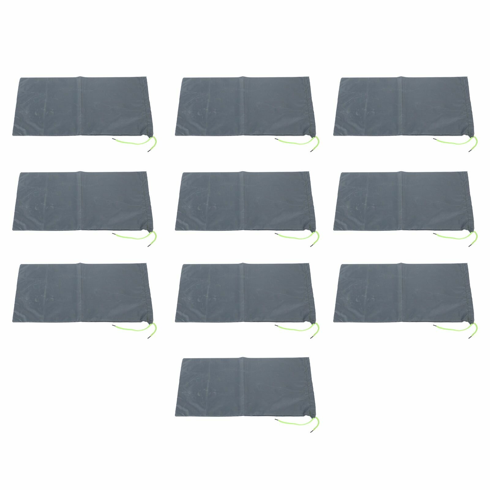 10шт Полиэстеровые мешки с песком Drawstring 9.8x19.7in для гаража/подвала