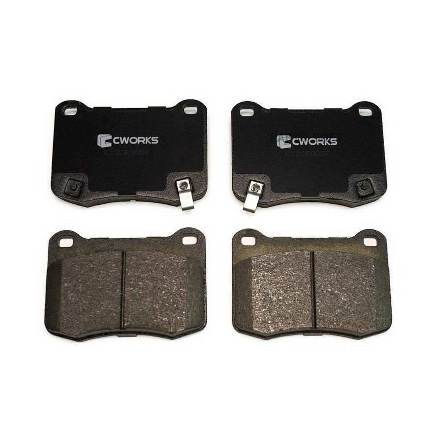 CWORKS Тормозные колодки задние, Low Metallic