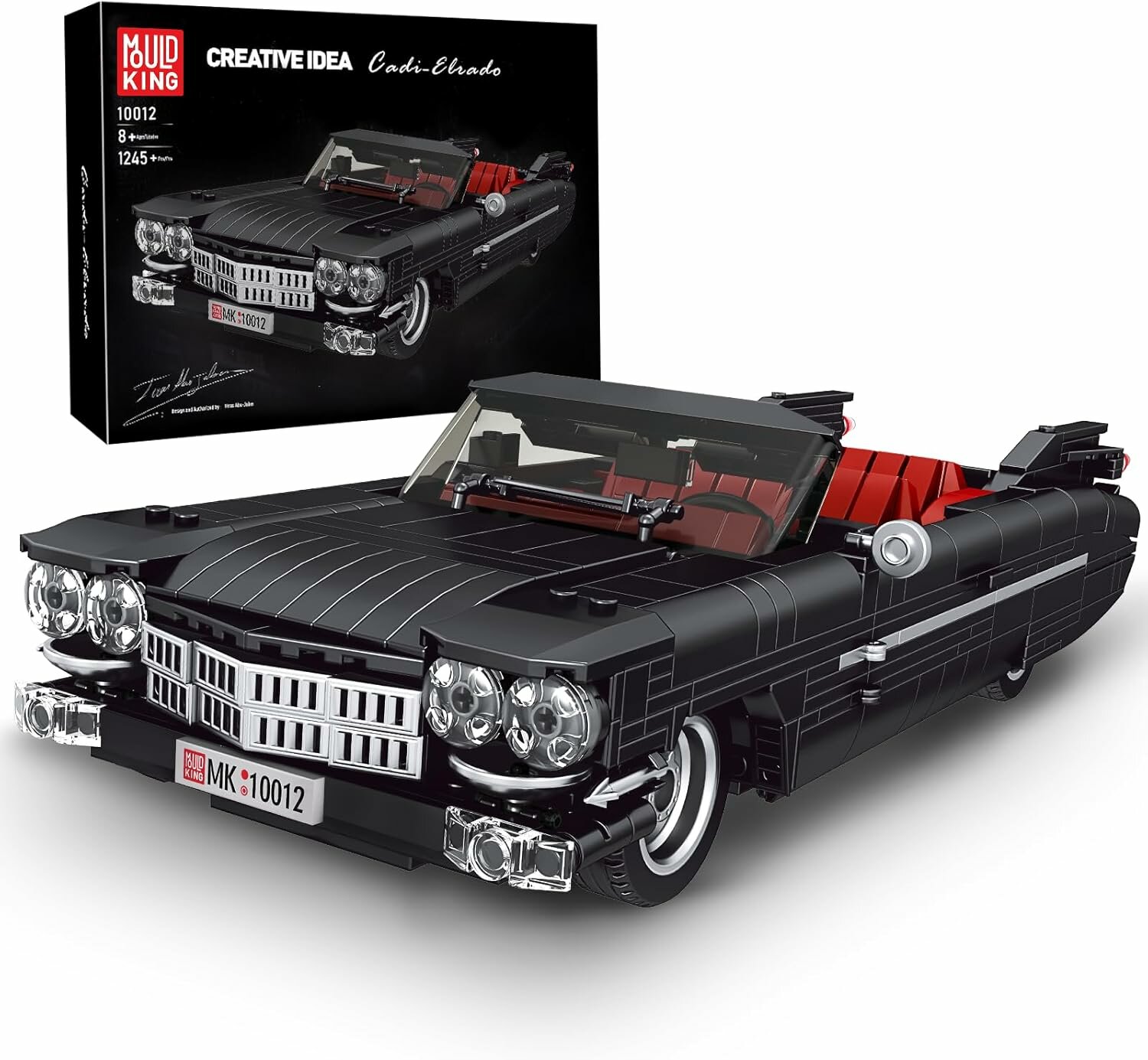 Конструктор пластиковый Mould King - Набор для сборки модели автомобиля Cadi-Elrado, 1245 эл. - Моулд кинг 10012