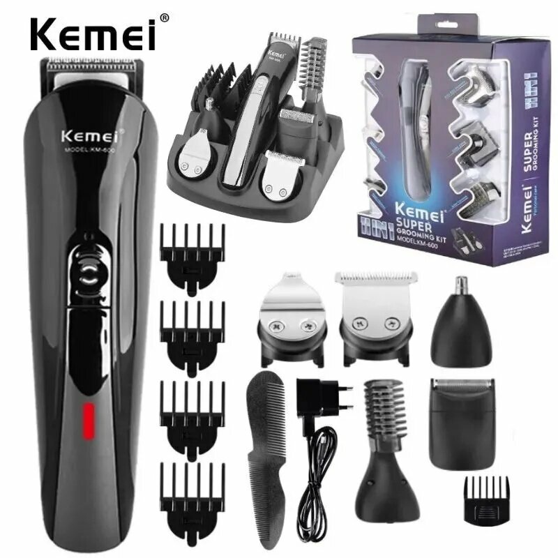 Kemei Машинка для стрижки 600, бирюзовый