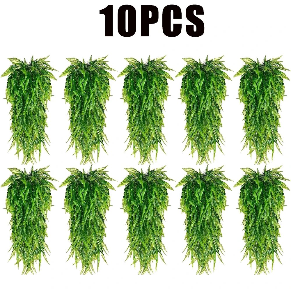 10шт Искусственные лианы с персидской листвой, Цвет: 10PCS
