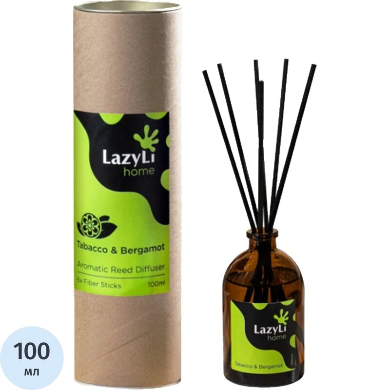 Аромадиффузор LazyLi Tabacco&Bergamot 100 мл