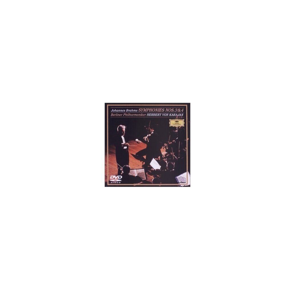 Диск Karajan: Brahms: Symphonie No.3&4 [Edizione: Germania] (1 DVD)