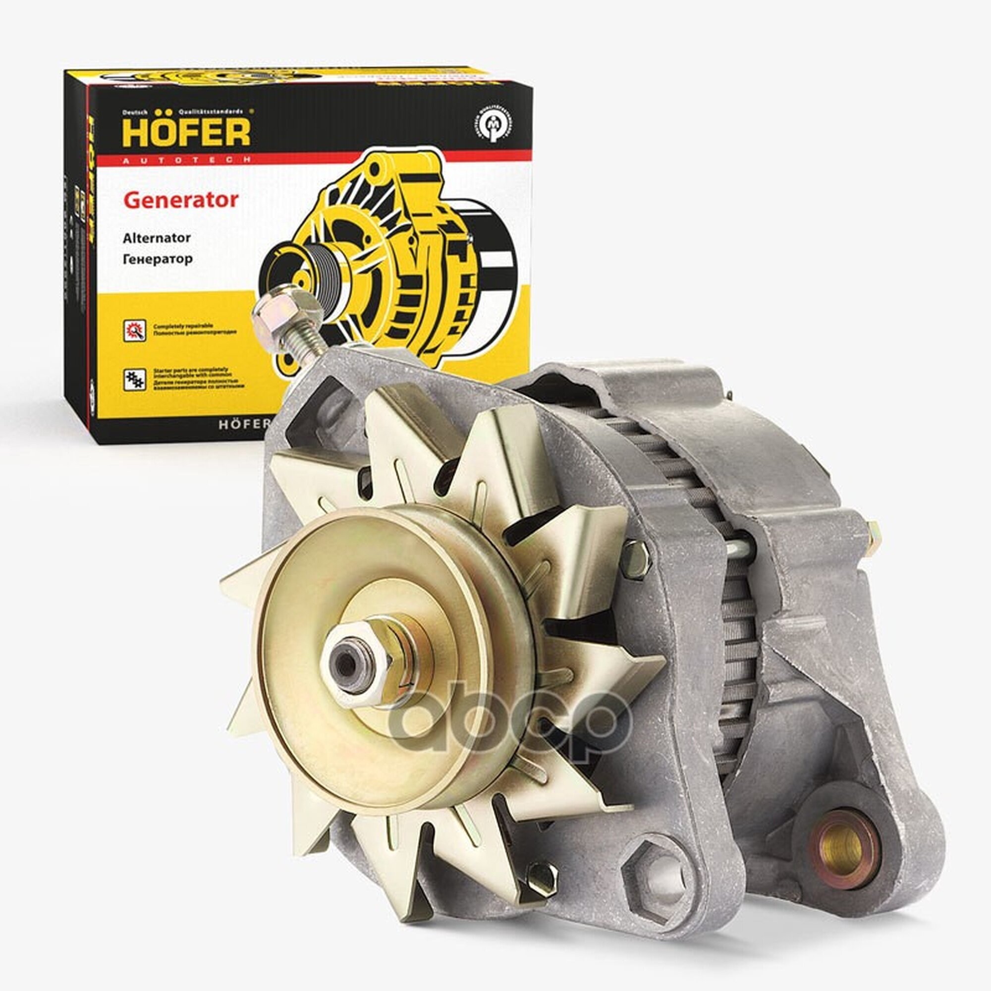 Генератор HOFER HF 633613, для автомобиля LADA (ВАЗ) 2108, 55А