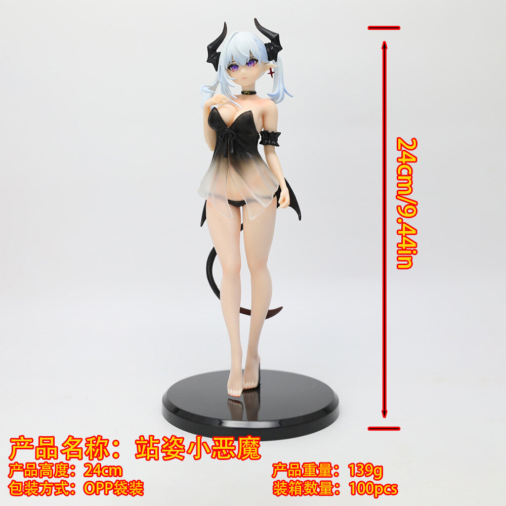 Термочувствительная краска Лилит Маленький Дьявол Лилит красивая девочка фигурка настольная книжная полка корпус компьютера украшение