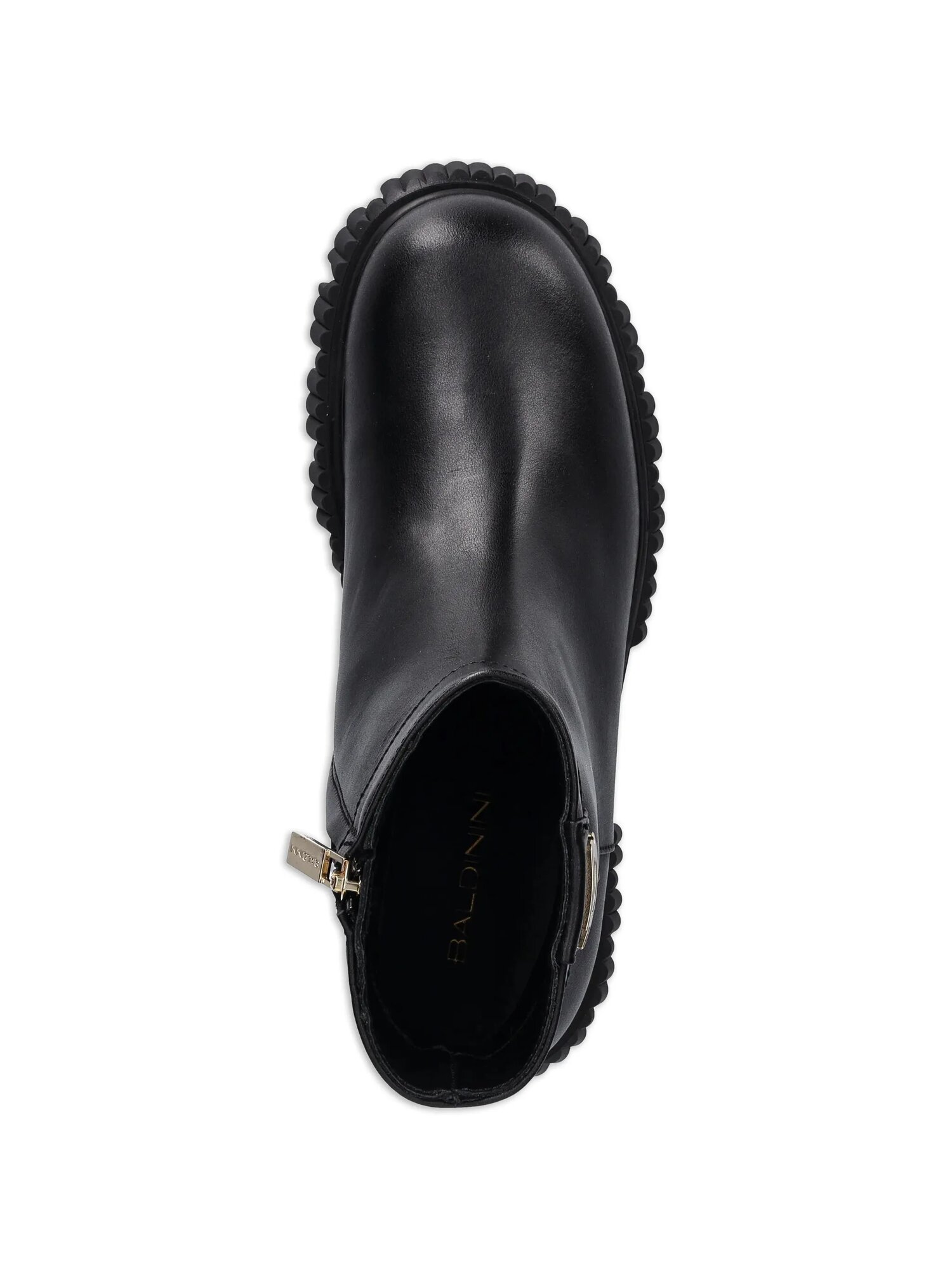Ботинки Baldinini Lug-sole ankle boots, размер 40 EU, black/black — фото 1