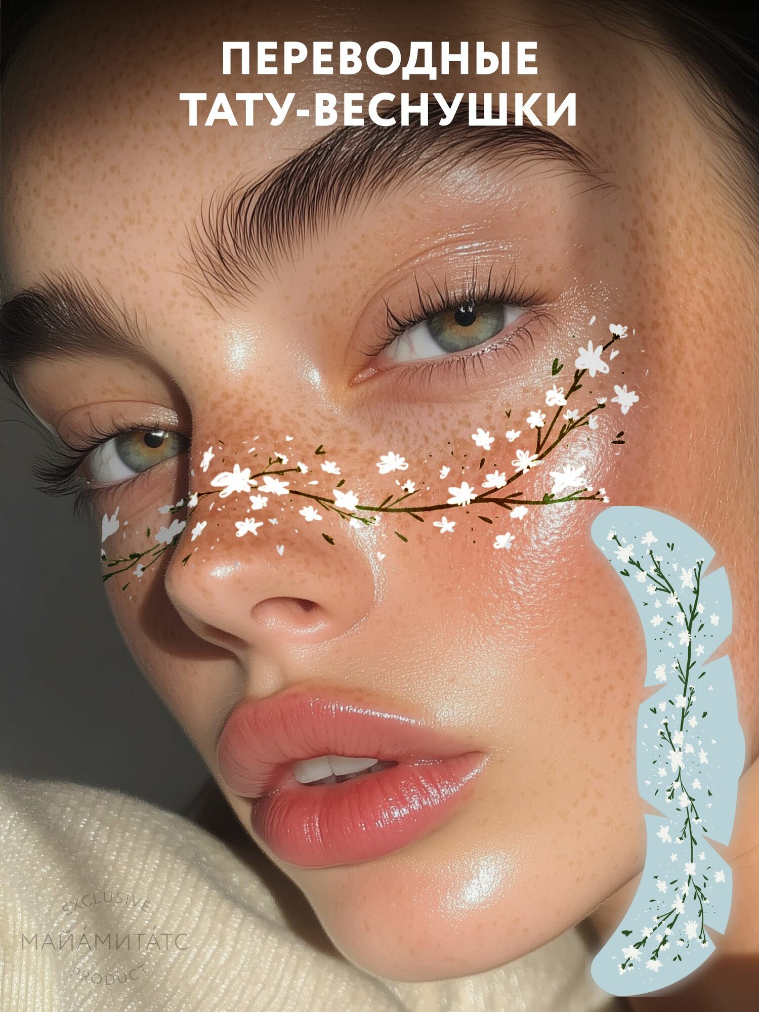 Переводные тату веснушки Harmony