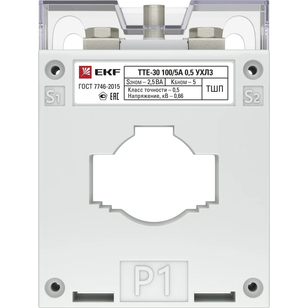 Трансформатор тока EKF ТТЕ-30-100 5А mini класс точности 0,5 PROxima tte-30M-100