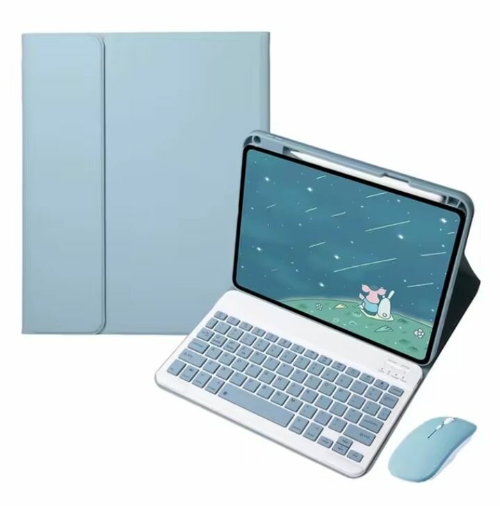 Чехол-клавиатура Huawei Matepad SE 11 2024 (AGS6-W00/W09/L09) с русской клавиатурой и мышью