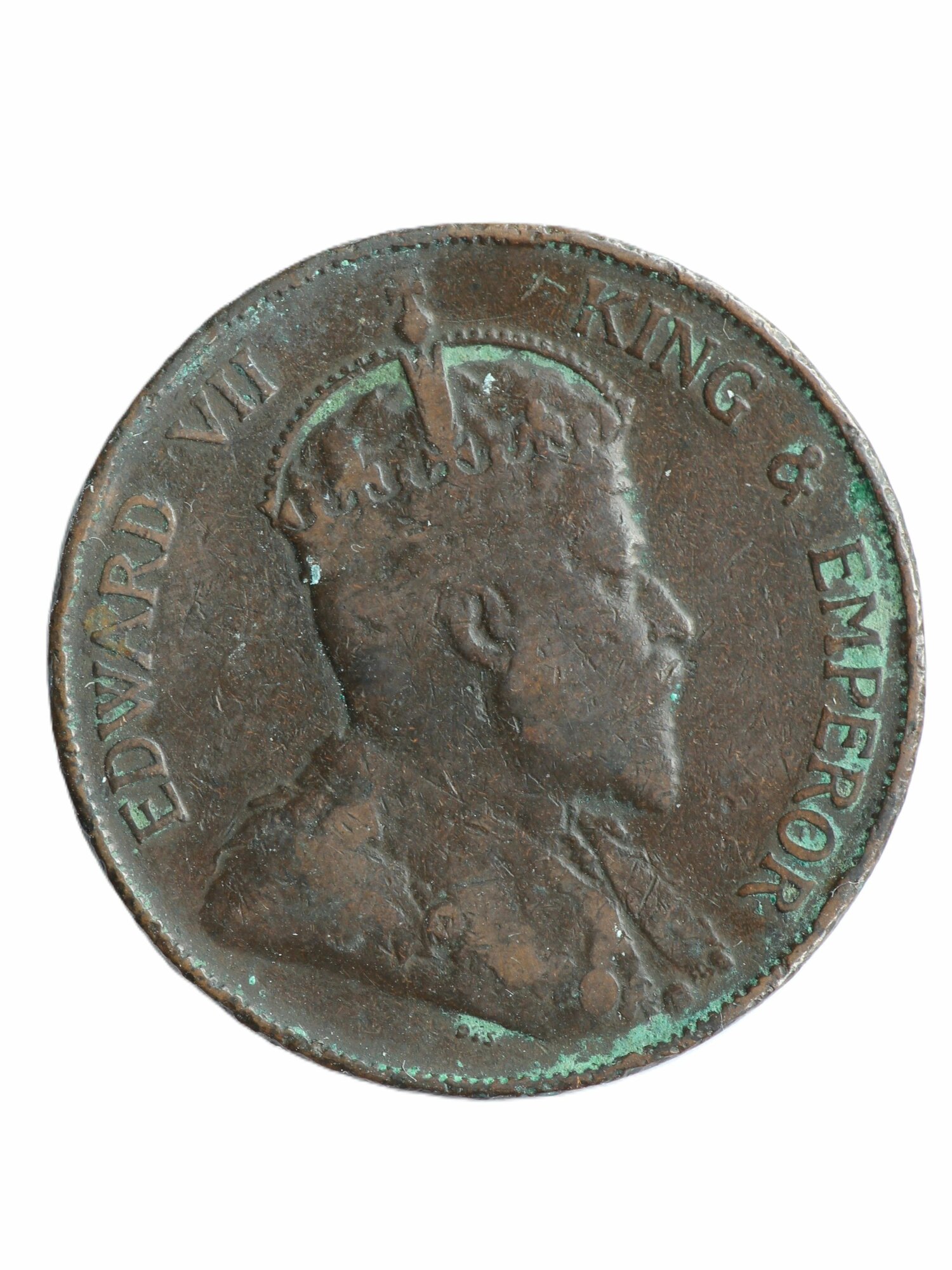 Подлинная монета Гонконг 1 цент 1905 год король Эдуард VII