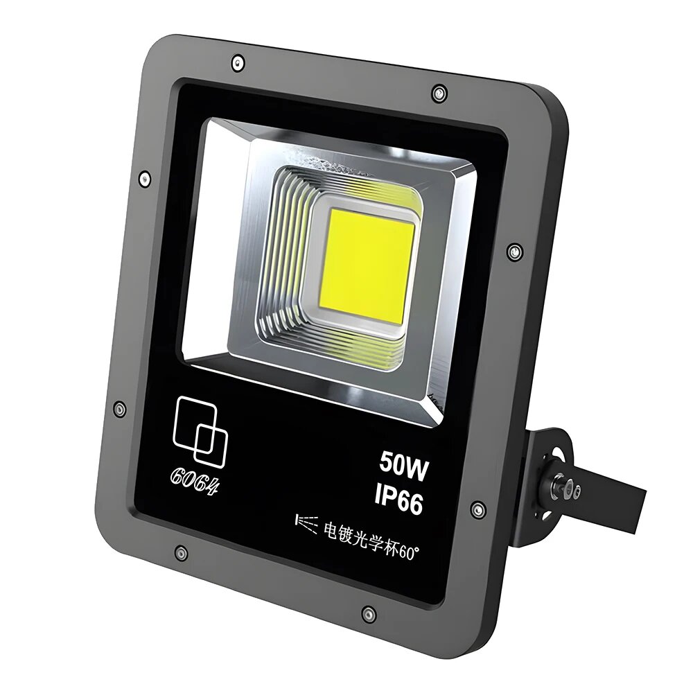 SANDIY Прожектор 200 Вт 50W Floodlight, Холодный белый(5500-7000K)