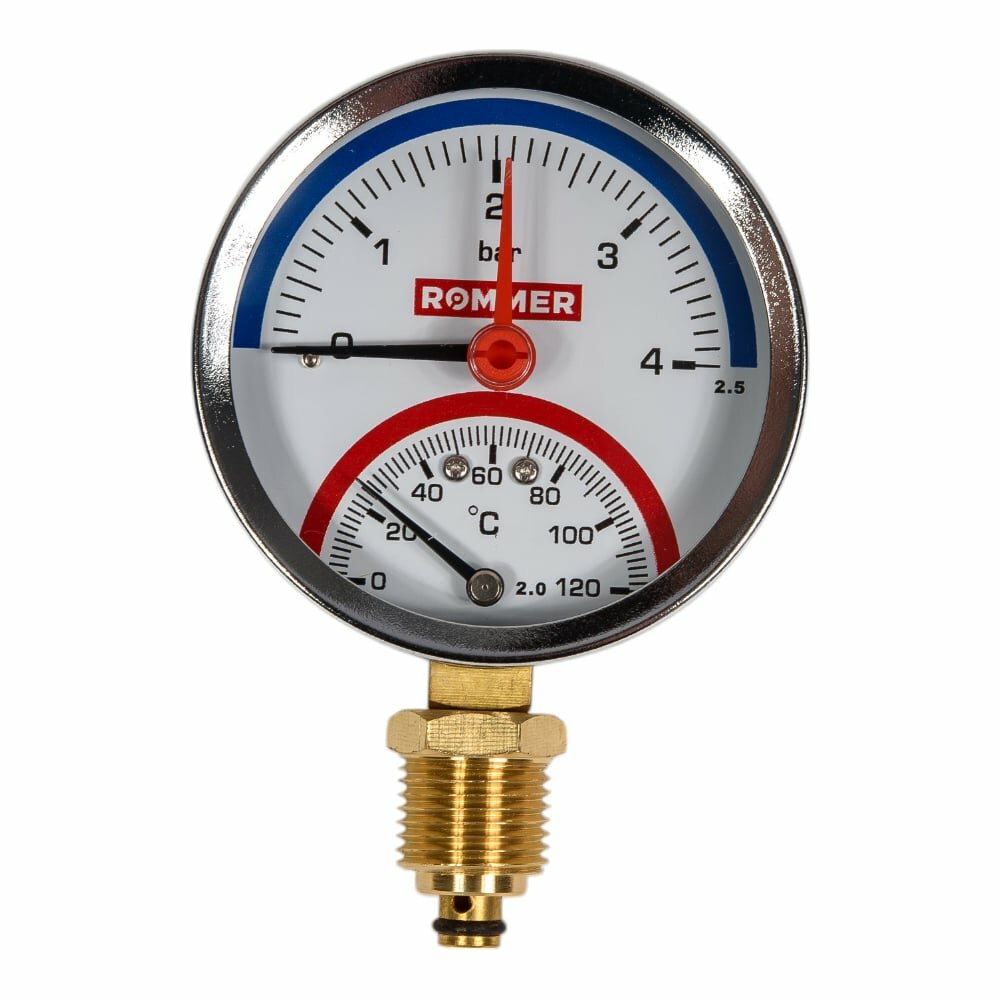Термоманометр ROMMER RG00929SFHKMVA