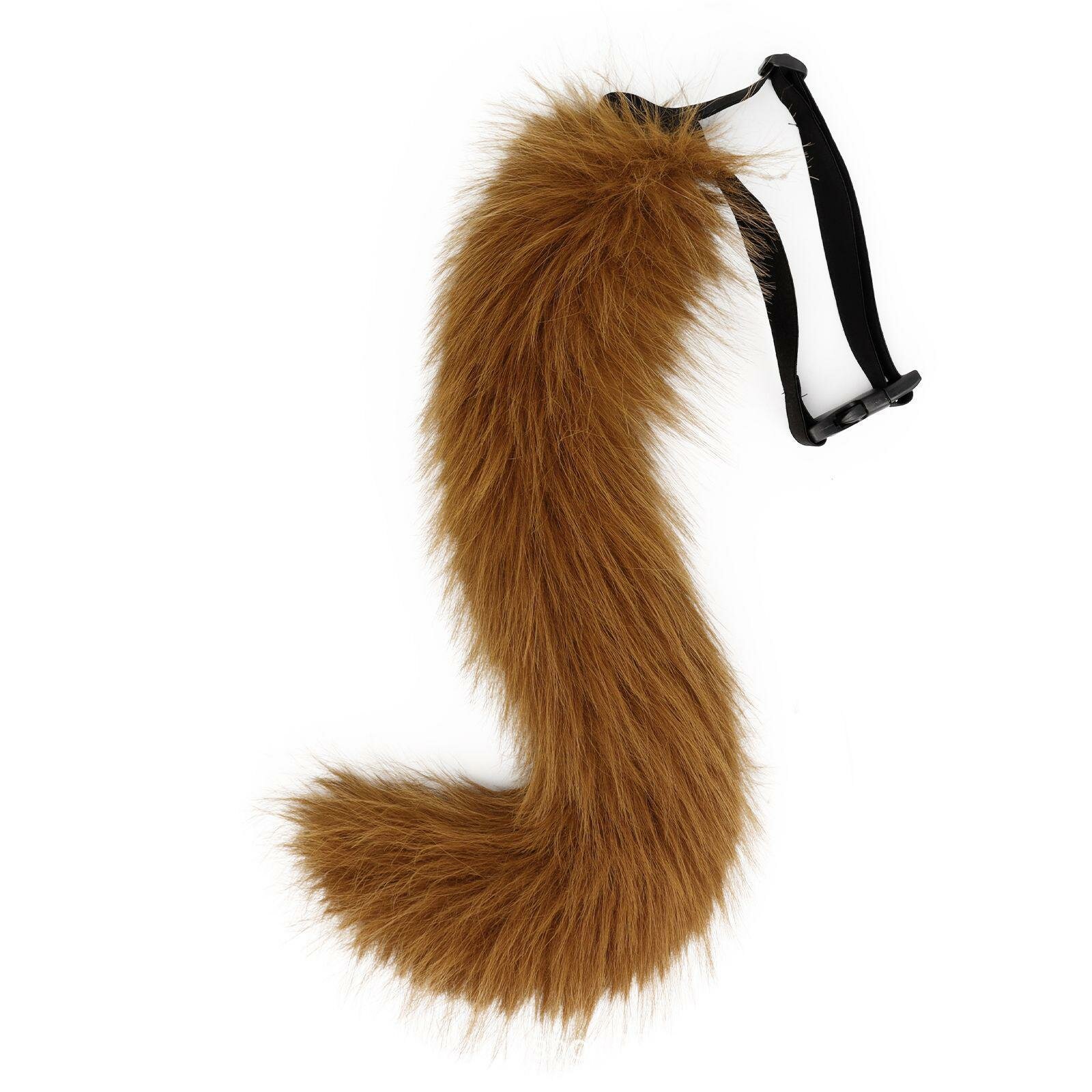 Хэллоуинский плюшевый хвост животного для косплея, реалистичный лисий хвост, гибкая форма, реквизит для ролевых игр