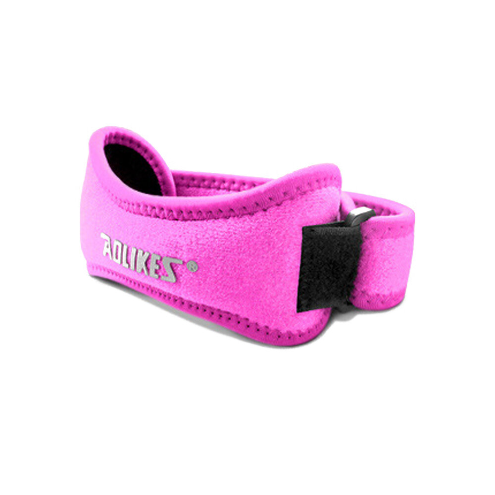 Регулируемый коленный протектор для защиты колена, коленный поджиматель, поддержка колена для походов, футбола, баскетбола, бега, спорта, инструмент для защиты латерального отдела колена, цвет: розовый, красный, синий, черный (по выбору), материал: