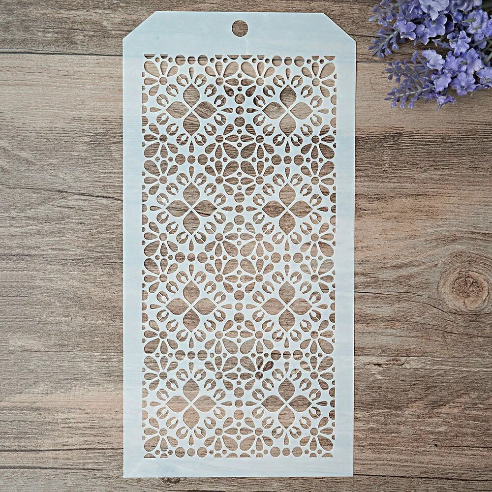 Трафарет пластиковый Slgift 12x24 см, ST1224116