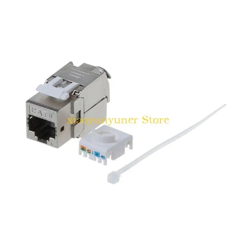 P9JB RJ45 CAT6 CAT6A Keystone Erwithed FTP-адаптер сетевой сплавой сплав.