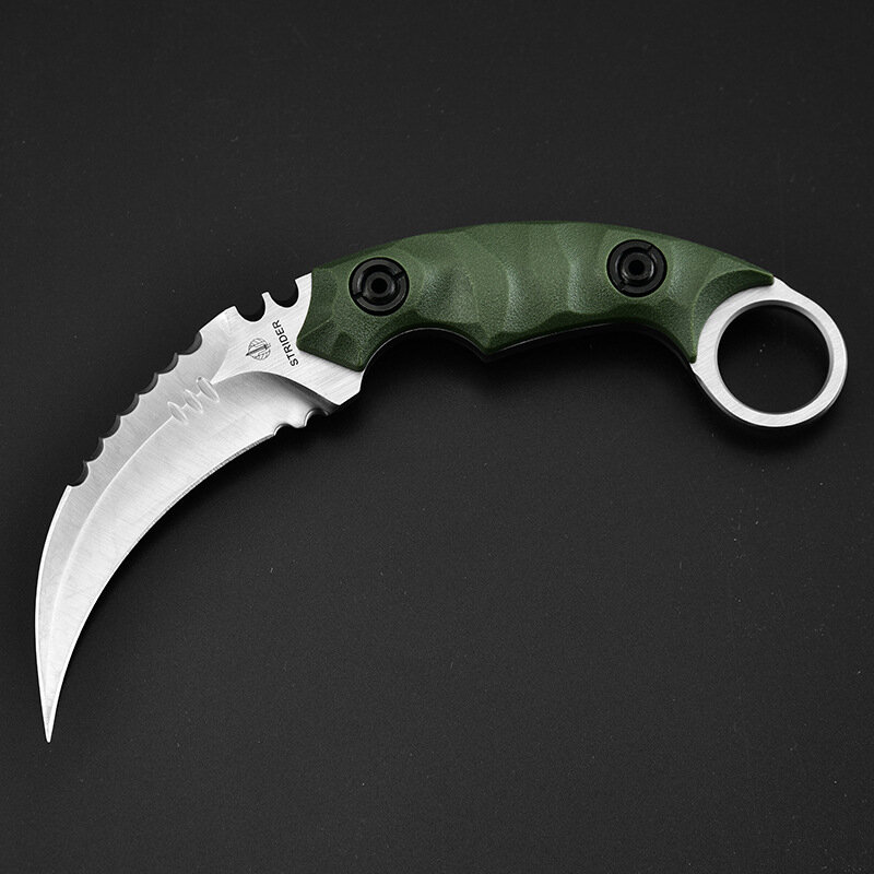 Карамбит, нож для активного отдыха, нож Strider Shadow Claw, мини-изогнутый нож