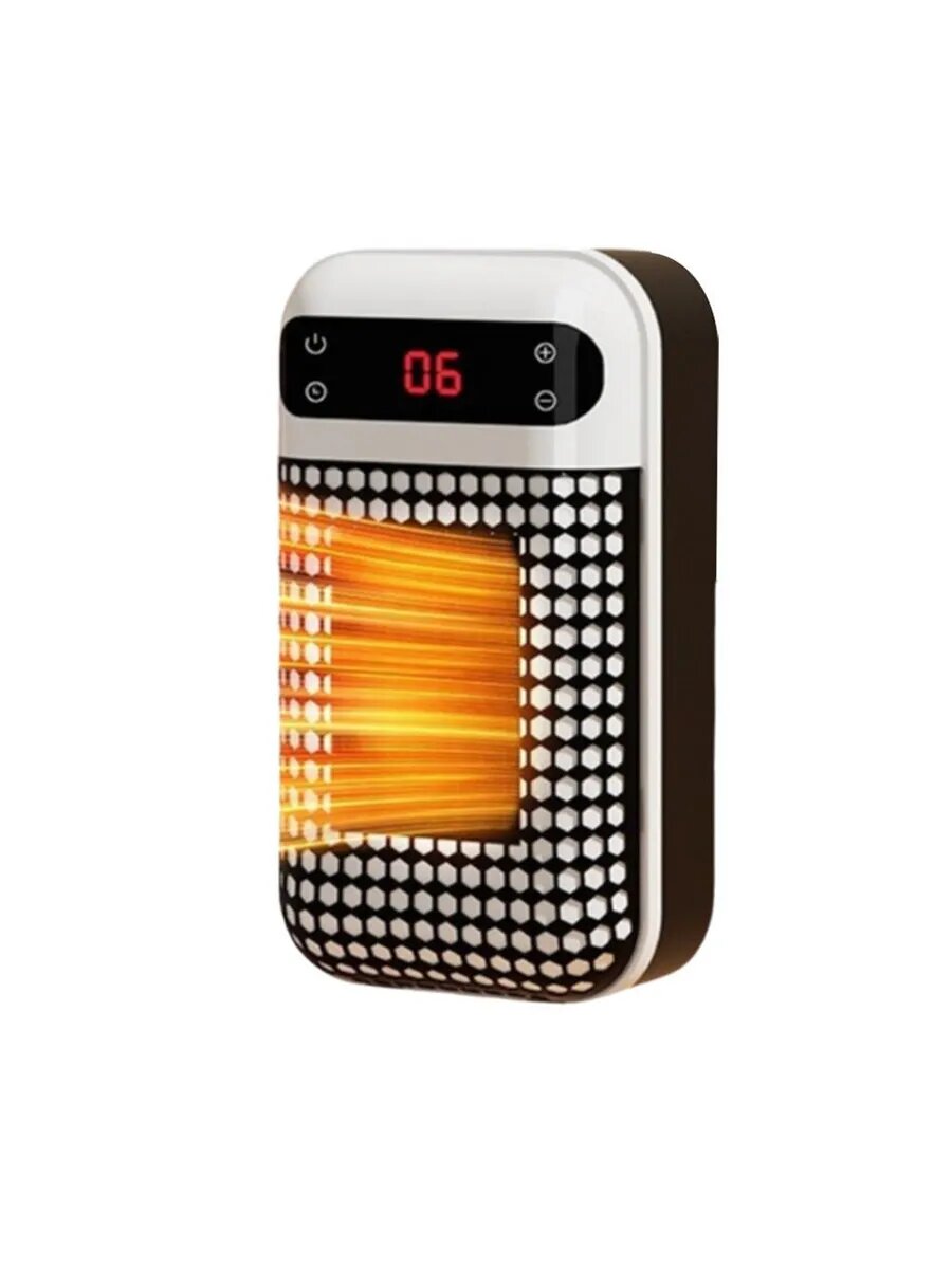 Безопасный керамический обогреватель 500Вт с таймером